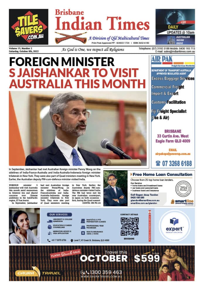Brisbane Indian Times – Brisbane's first Multicultural newspaper